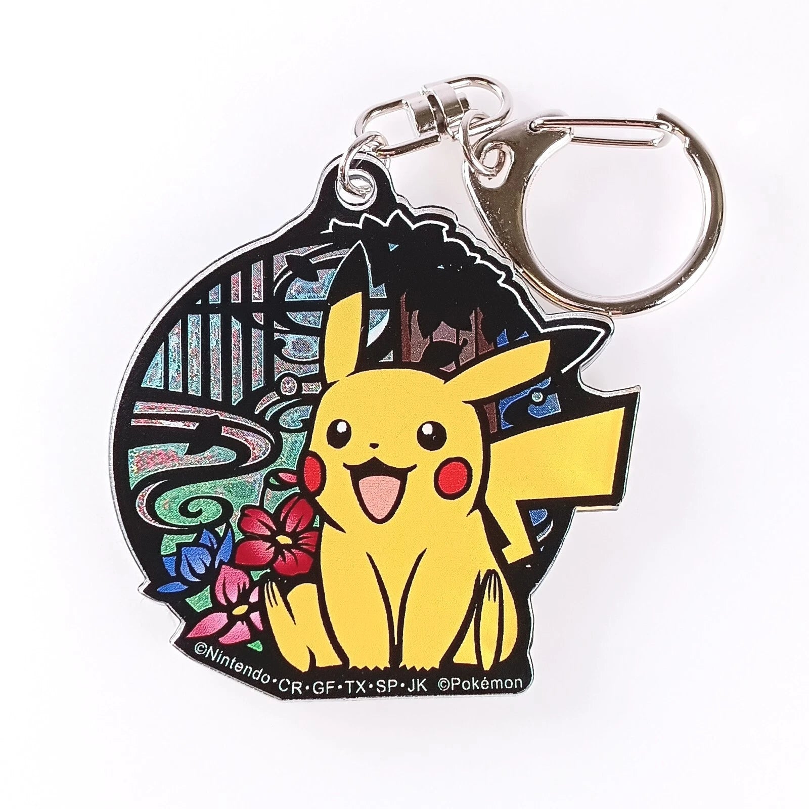 POKEMON: Pikachu Glitter Acrylic Keychain – HUMAN